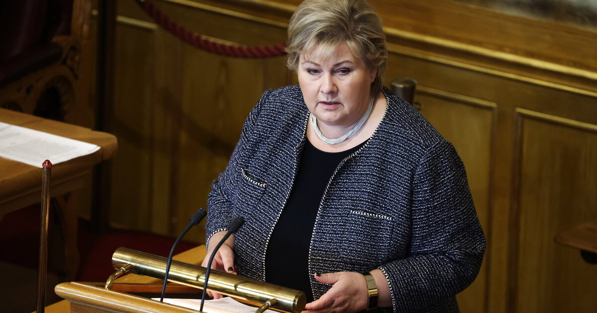 Solberg: – Hold dere hjemme, ha minst mulig sosial kontakt!