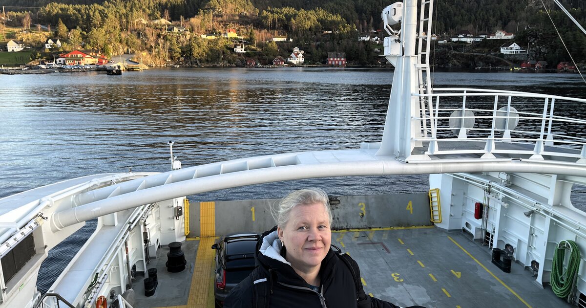 Jobben er øyhopping. Ingeborg kaller den (g)øyhopping