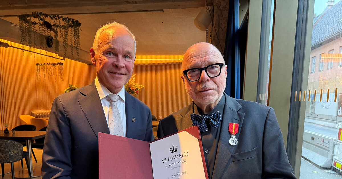 Sykepleier hedret med Kongens fortjenstmedalje