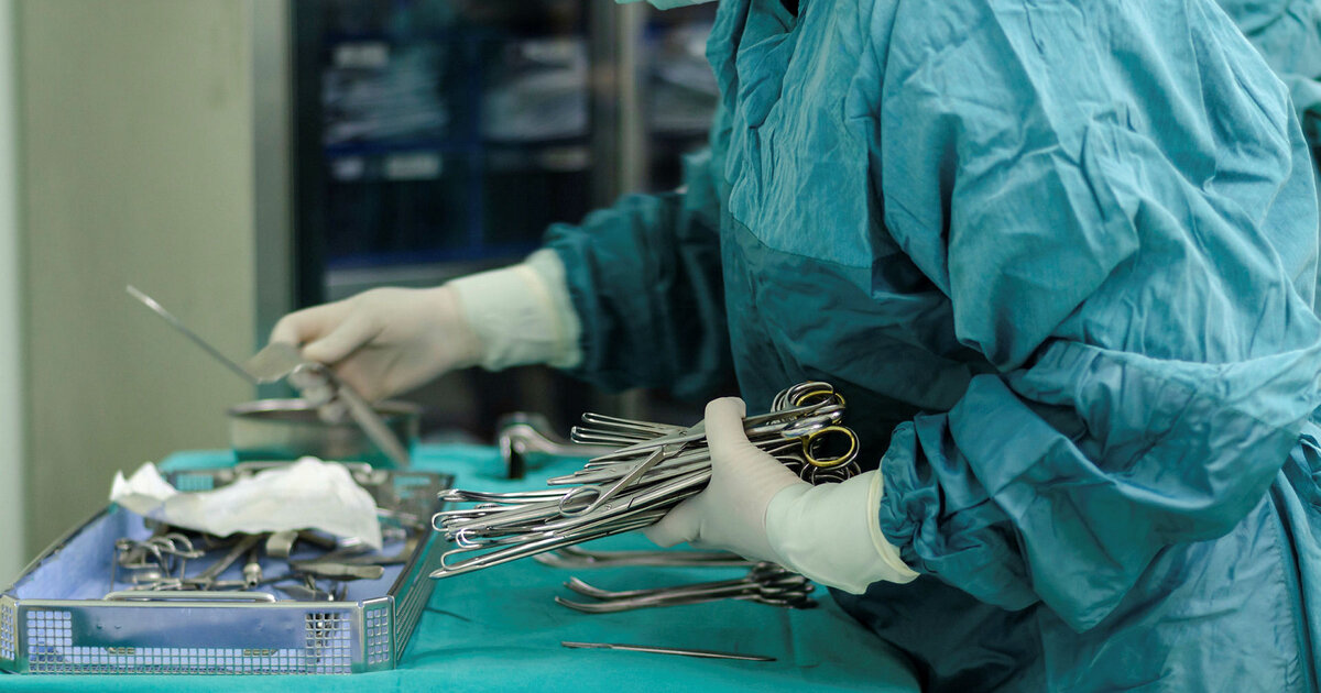 Mapping of procedures for set-up of instruments in the sterile field ...