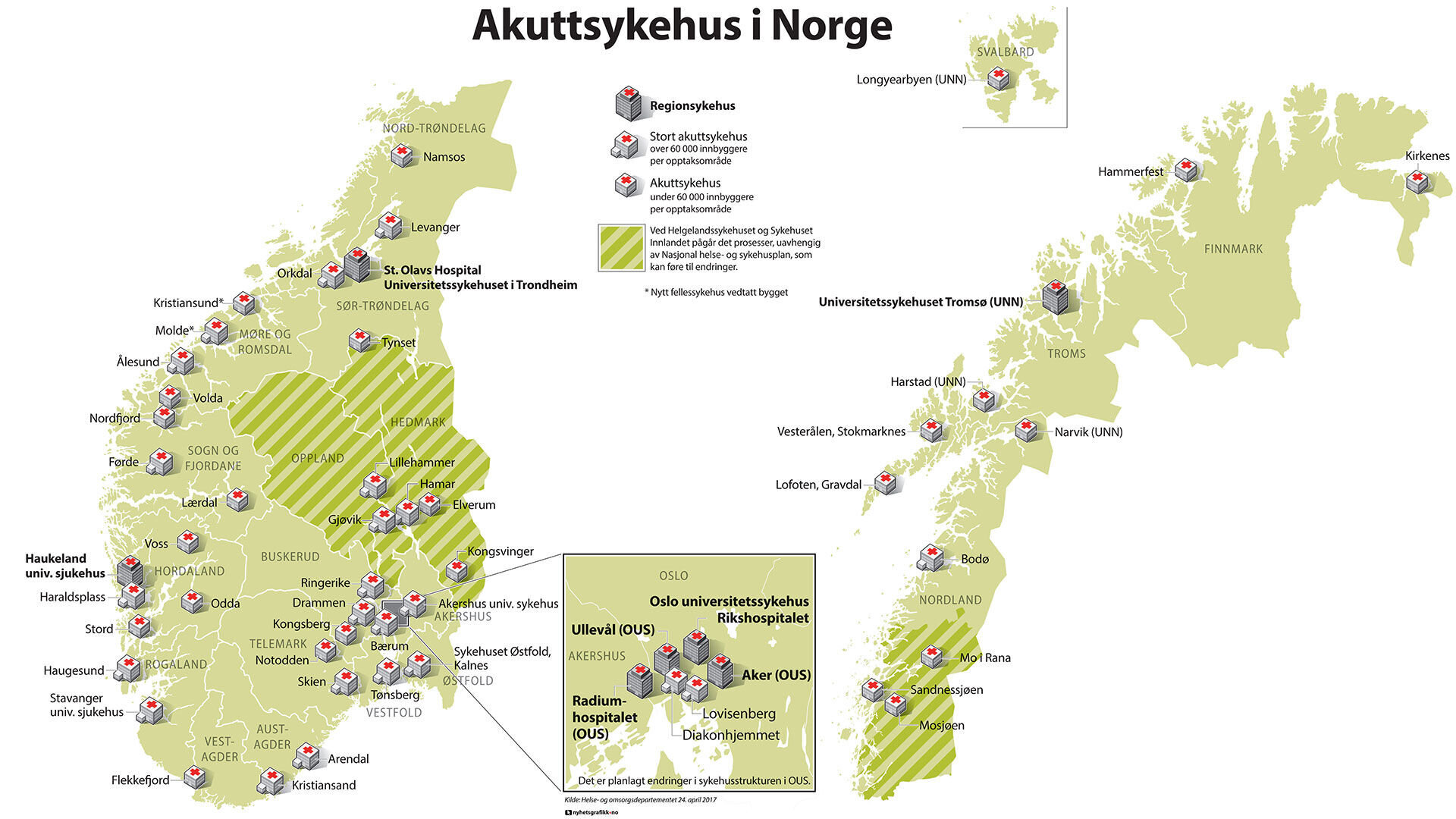 Høies sykehuskart er klart